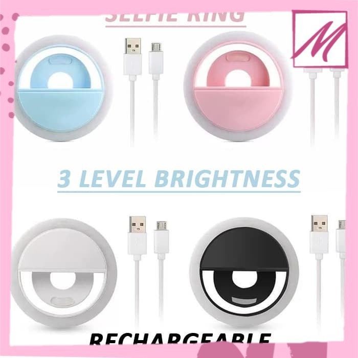 Jual Selfie Portable Clip Flash LED Ring Light | Shopee Indonesia