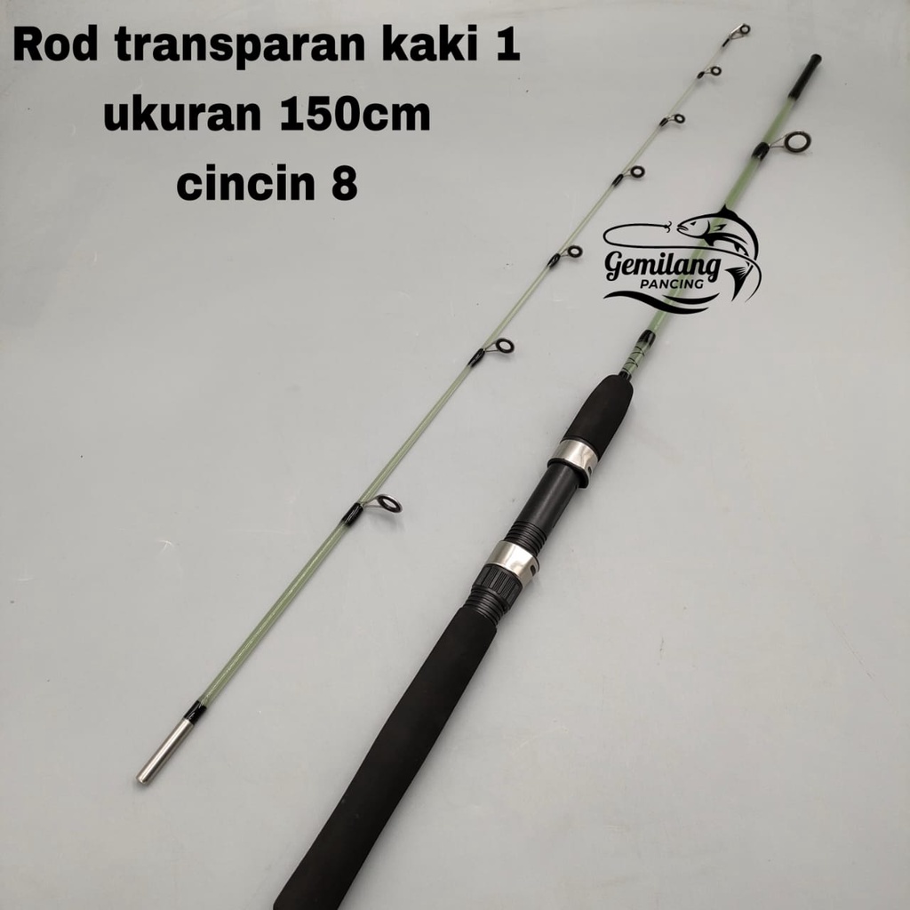 Jual JORAN PANCING AUDREY TRANSPARAN FIBER SOLID GAGANG PANCING ...