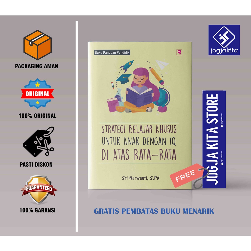 Jual BUKU STRATEGI BELAJAR KHUSUS UNTUK ANAK DENGAN IQ DI ATAS RATA ...