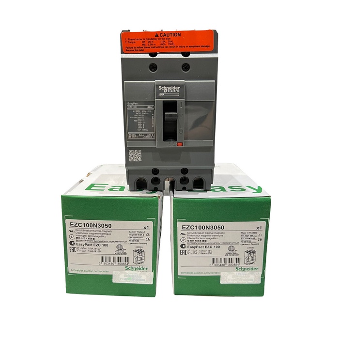 Jual MCCB Schneider EZC100N 3P 100A/80A/75A/60A/50A/40A/30A/25A/20A/15A | Shopee Indonesia