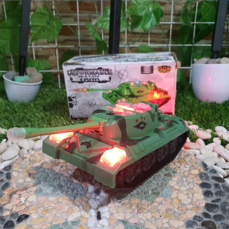 Jual mainan tank bump & go - mainan anak edukasi - mobil edukatif ...