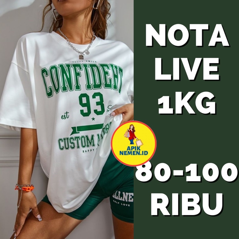 Jual NOTA LIVE 1 KG (80-100 RIBU) | Shopee Indonesia