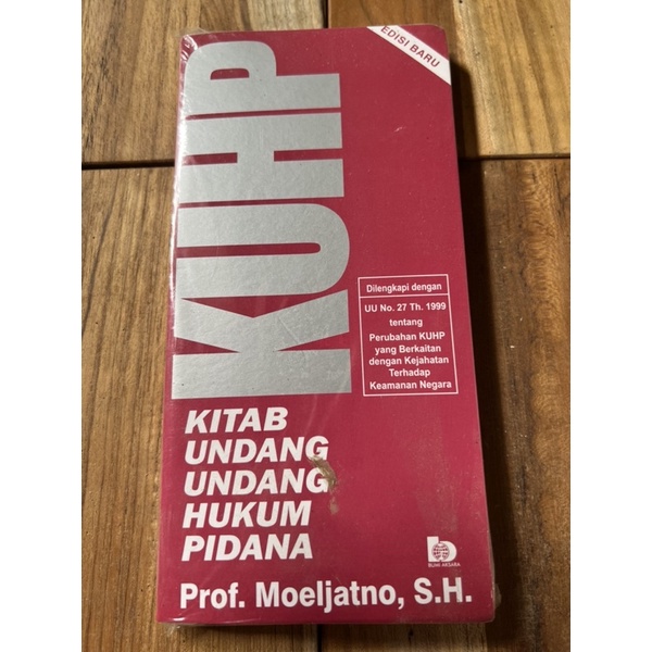 Jual KUHP MOELJATNO | Shopee Indonesia