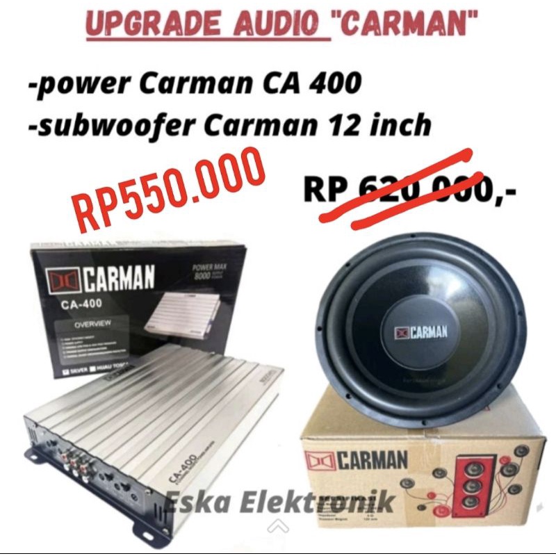 Jual Paket Audio mobil Carman paket audio mobil murah | Shopee Indonesia