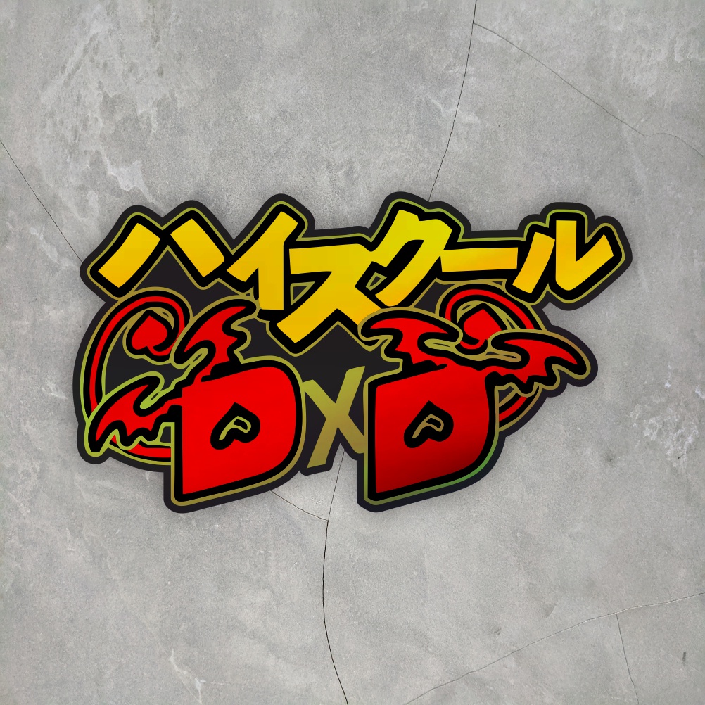 Jual Sticker Anime High School DXD Hologram sticker case hp ukuran 9,5 ...