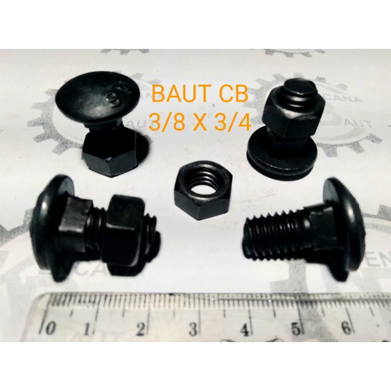 Jual BAUT CB 3/8 X 3/4 BAUT PAYUNG / BAK TRUK / PAGAR / BUMPER ...