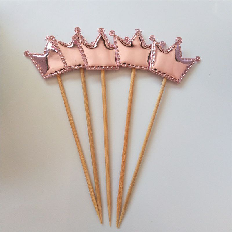 Jual 1 SET CAKE TOPPER BINTANG LOVE MAHKOTA MINI 5 PCS/ CAKE TOPPER ...
