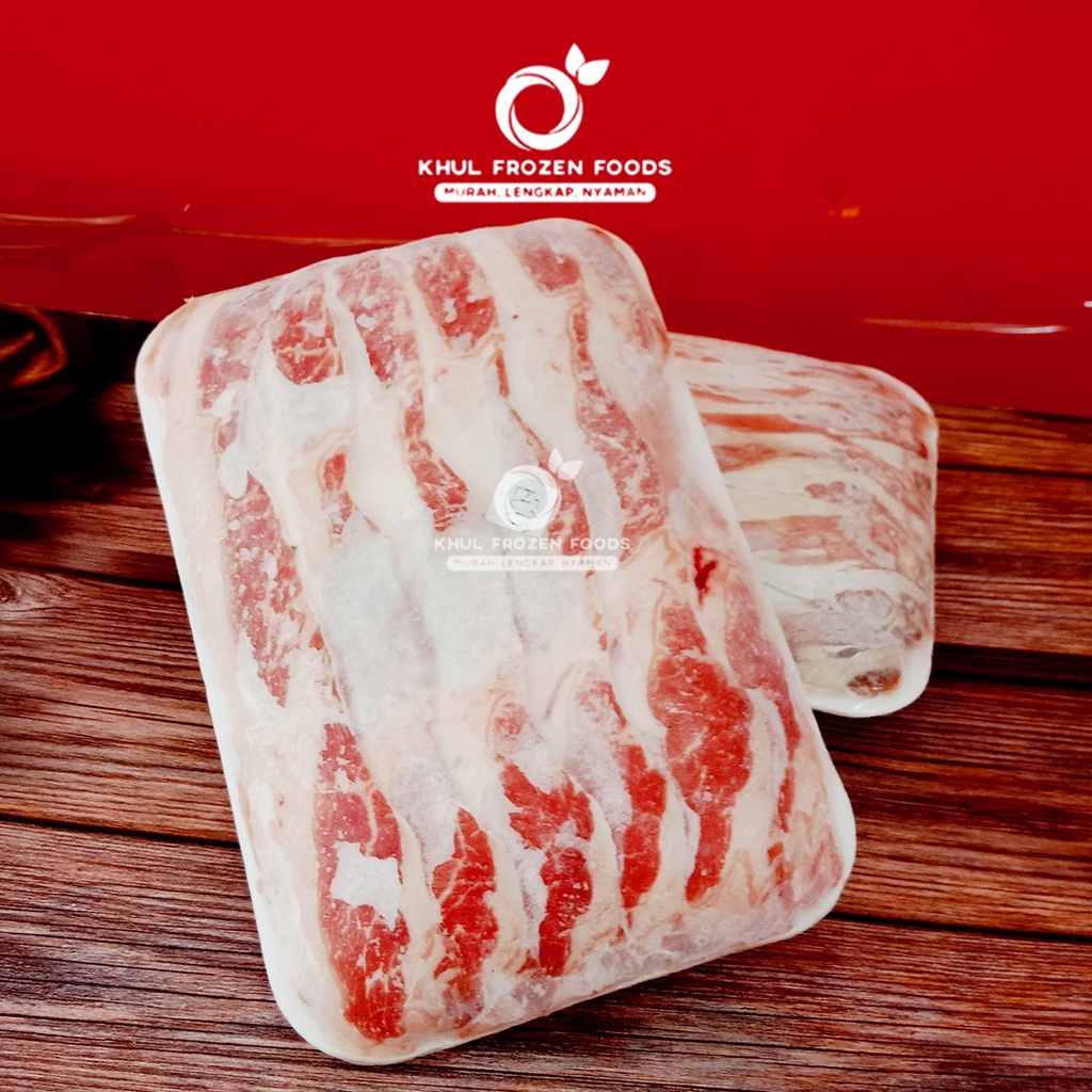 Jual Daging Belly Eco/Beef Rib Blade Slice 500gr/ Daging sapi Impor ...