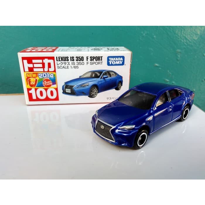 Jual Tomica No 100 Lexus is 350 F Sport Diecast miniatur mobil bahan besi reguler takara tomy ...