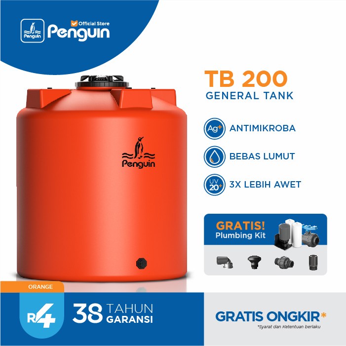 Jual Tandon Air / Tangki Air Penguin kapasitas 2000 liter ( TB 200 ...