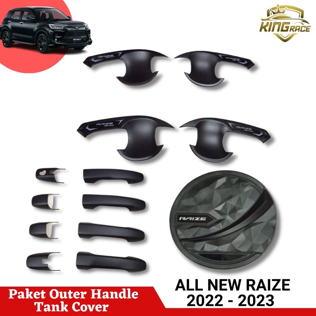 Jual Paket / Full Set Cover Outer Handle Tank Cover All New Raize 2021 ...