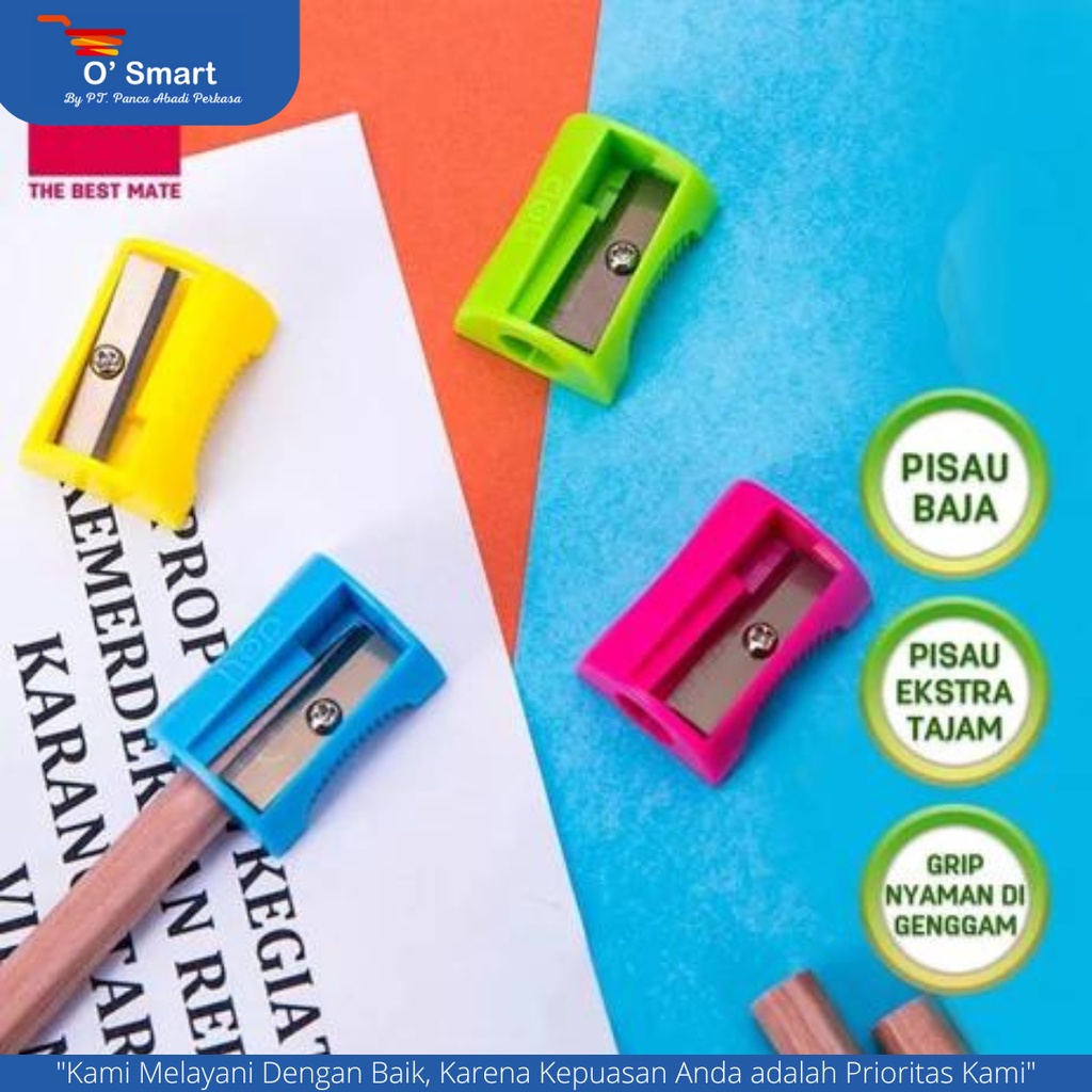 Jual DELI Peruncing Rautan Pensil E0531 (Per Pcs) | Shopee Indonesia