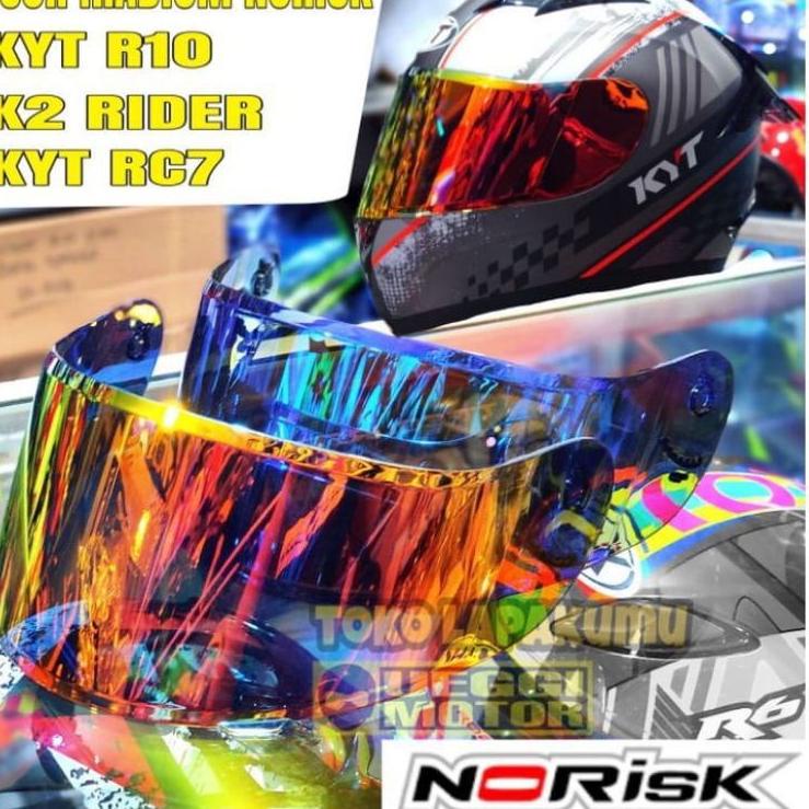 Jual ET.15Ja23ᵟ Kaca helm flat visor kyt r10 + kyt rc-7 + kyt k2 r + mds viktori + irodium ...