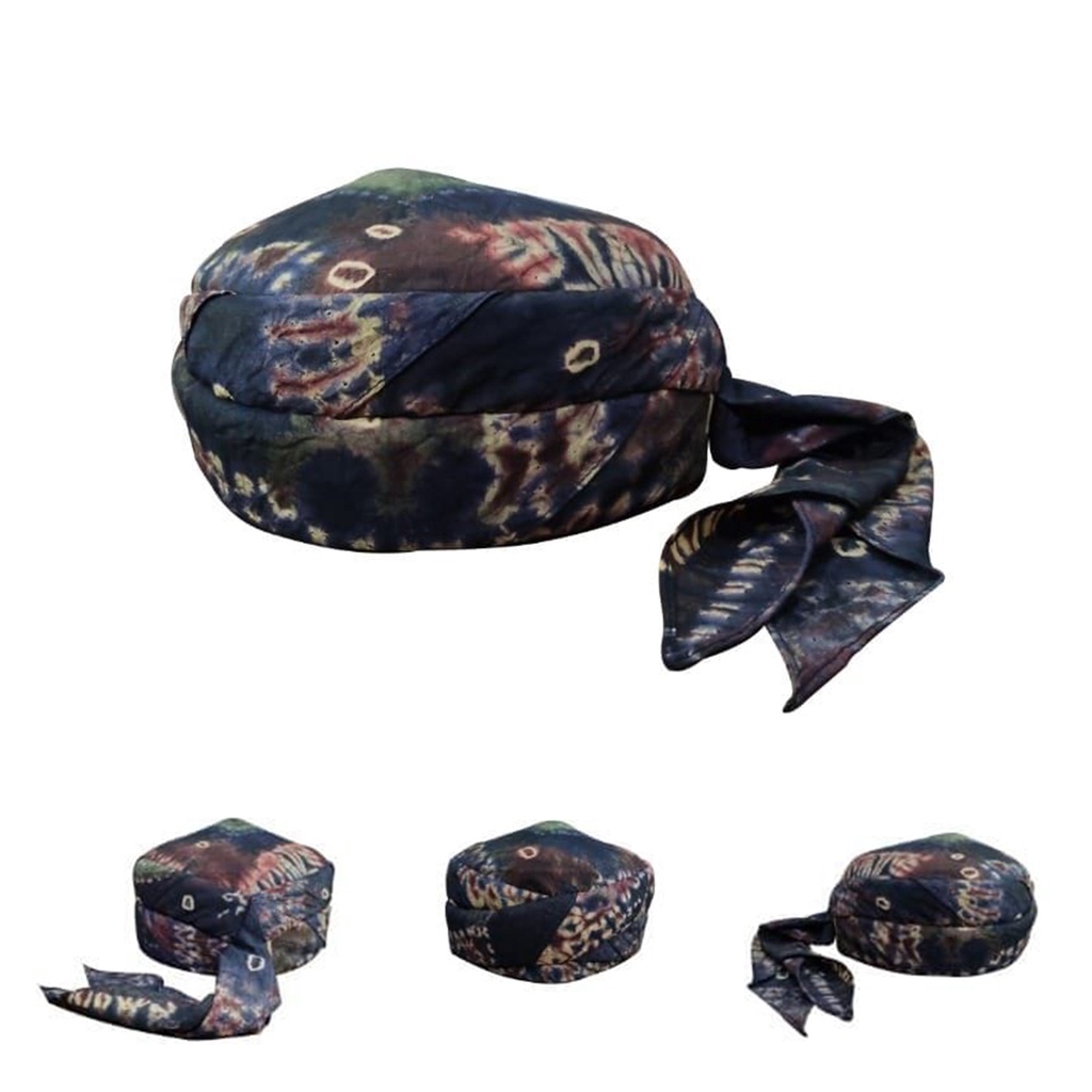 Jual Terbaru Peci batik Jogokariyan Motif Jumputan Titik Tujuh Kopiah ...