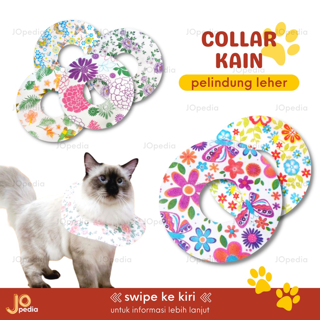 Jual COLLAR KAIN Pelindung Leher Kucing Anjing Pengaman Pet Neck ...