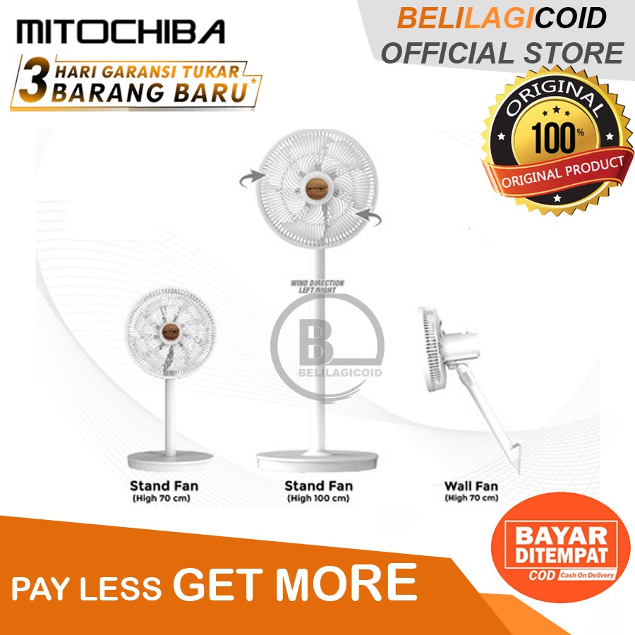 Jual Mitochiba Kipas Angin 4In1 Aero Series 1233 CF - 12Inch | Shopee ...