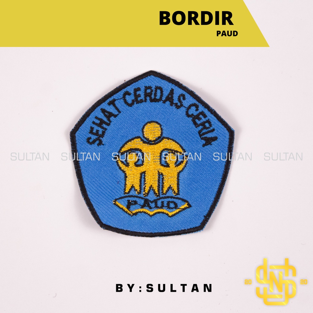 Jual BORDIR LOGO OSIS PRAMUKA Atribut Sekolah Bet/Badge /Logo/Bordir ...
