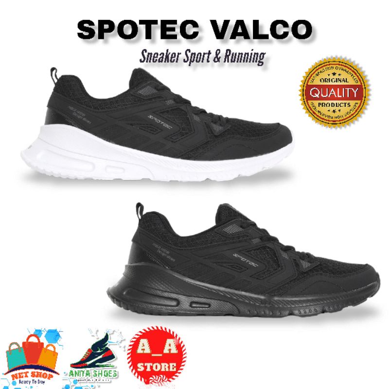 Jual Spotec Valco Sepatu Sekolah dan Sneaker Sport Pria Wanita | Shopee ...