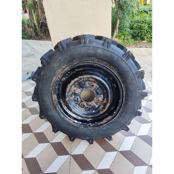 Jual velg velk satu set sama ban traktor tractor ring 12 ban 500 12 ...