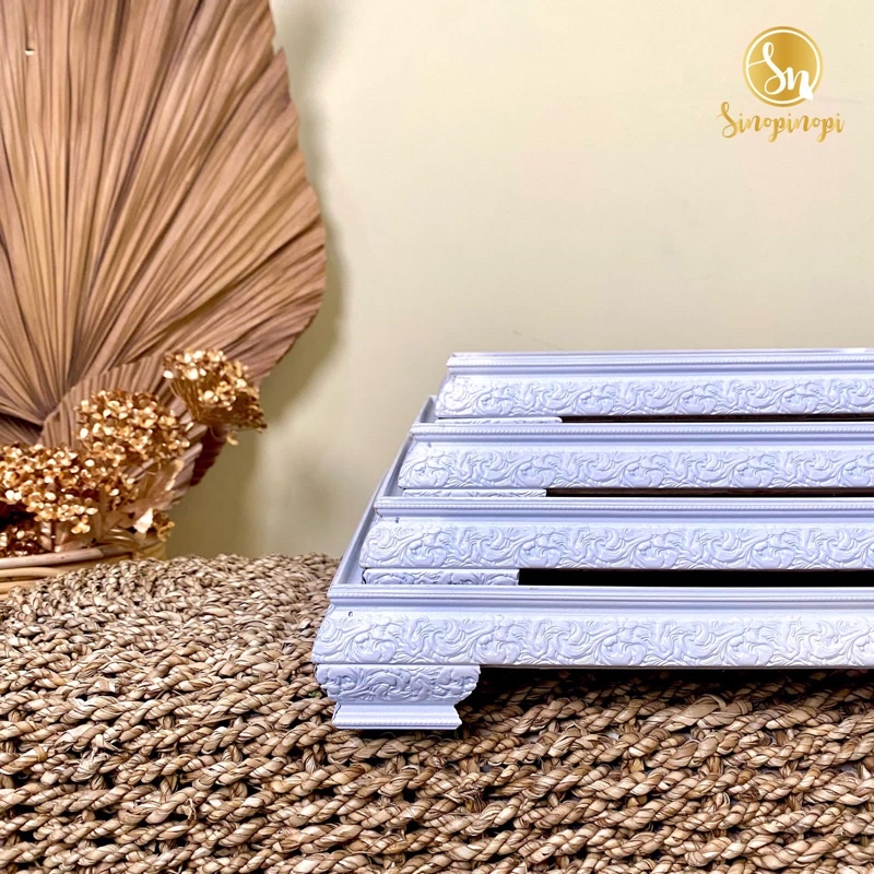 Jual TRAY FIBER PUTIH TUTUP MIKA | Tempat Seserahan Hantaran Nikah ...