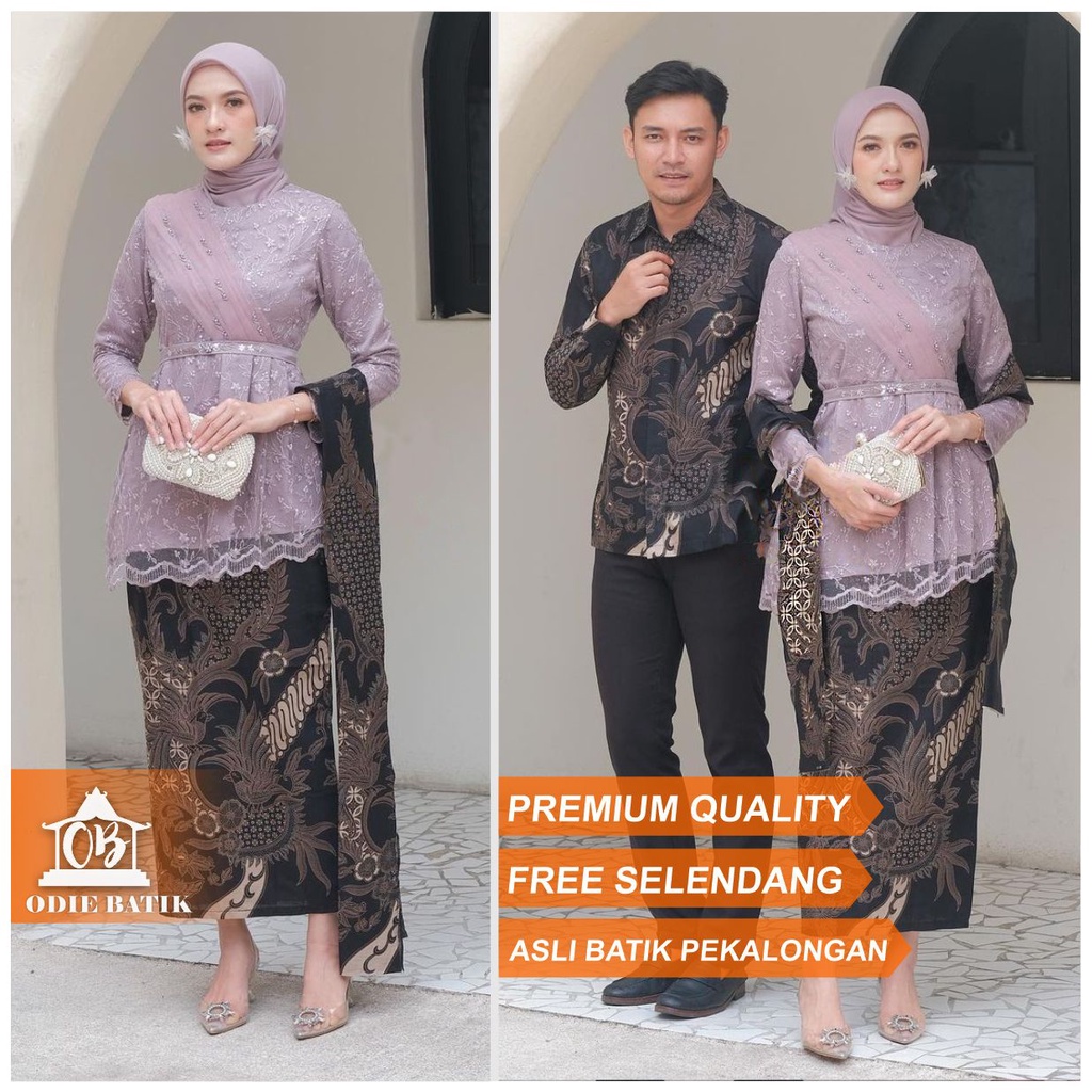 Jual OUTFIT COUPLE BAJU KONDANGAN LEBARAN BATIK COUPLE TERBARU KEMEJA ...
