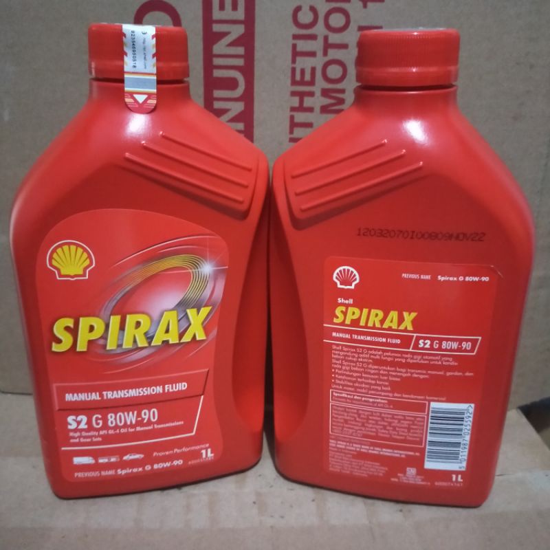 Jual Shell Spirax S2G GL4 Sae 80w90 oli transmisi manual 1 liter ...