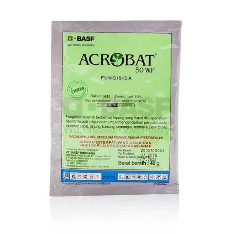 Jual Fungisida Acrobat 50 WP 40 gr - obat busuk daun | Shopee Indonesia