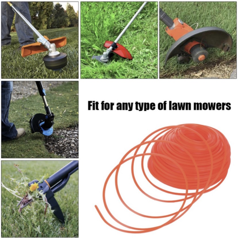 Jual tali nylon senar potong rumput 2.4mm x 15 Meter | Shopee Indonesia