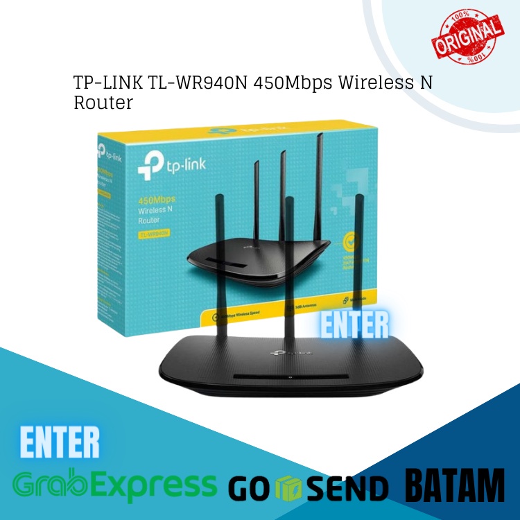 Jual TP-LINK TL-WR940N 450Mbps Wireless N Router | Shopee Indonesia