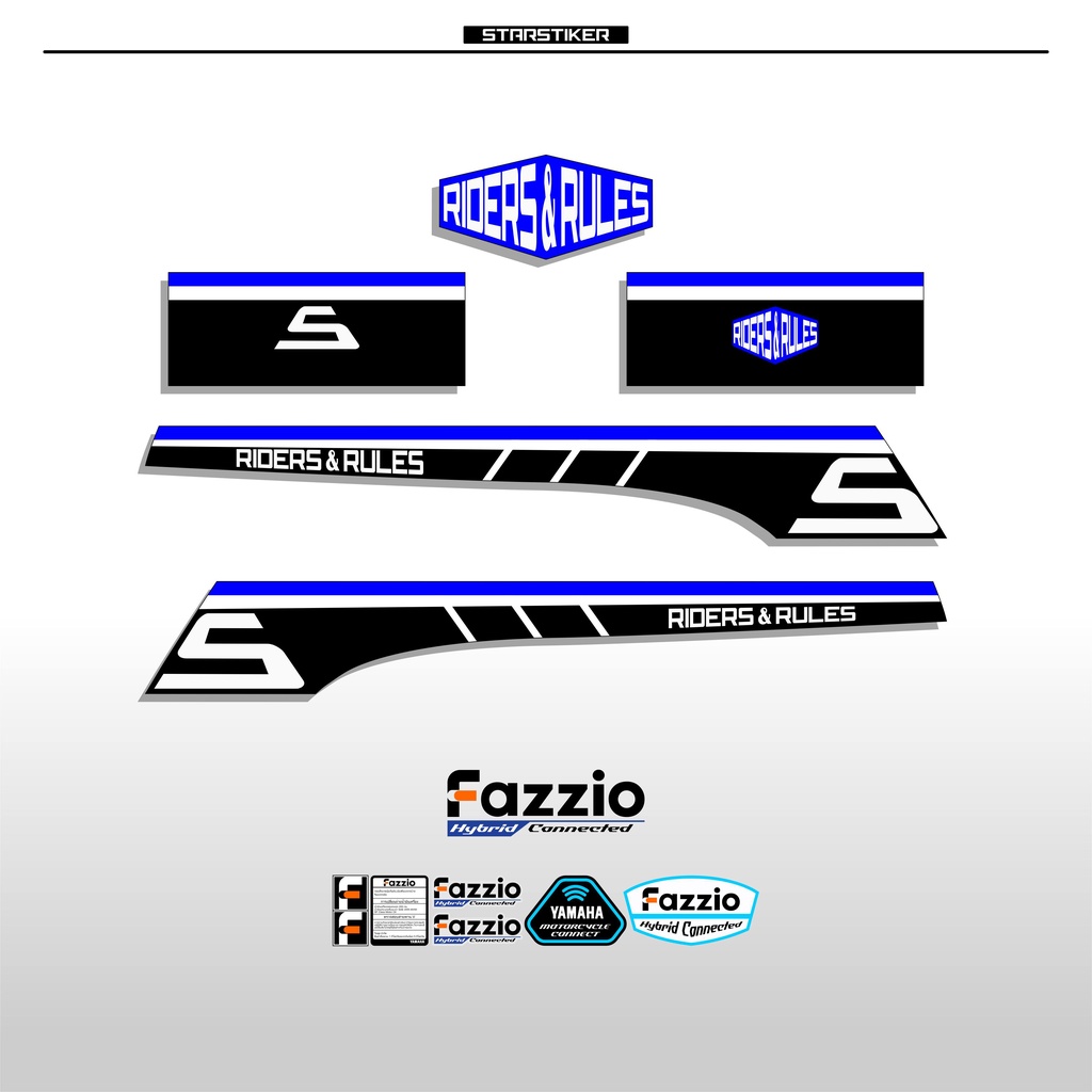 Jual FZ1 / STRIPING / STICKER FAZZIO / STIKER LIST SIMPLE / GARIS ...
