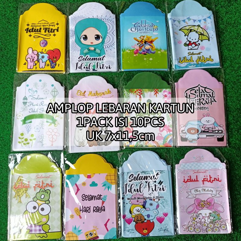 Jual AMPLOP LEBARAN KARAKTER /AMPLOP KARTUN BEST SELLER/ANGPOU LEBARAN ...