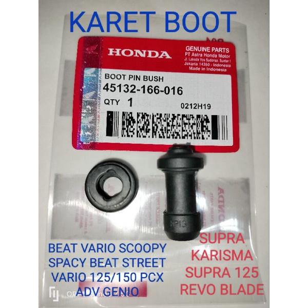 Jual SIL BOOT KARET BOOT KARET DI KALIPER CAKRAM HONDA BEAT VARIO SCOOPY SPACY PCX ADV VARIO 125 ...