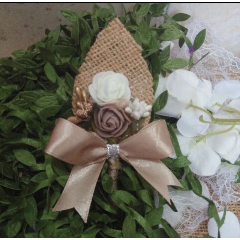 Jual KORSASE BUNGA JAS KORSASE BUNGA EMAS COKLAT TANDA PANITIA ...