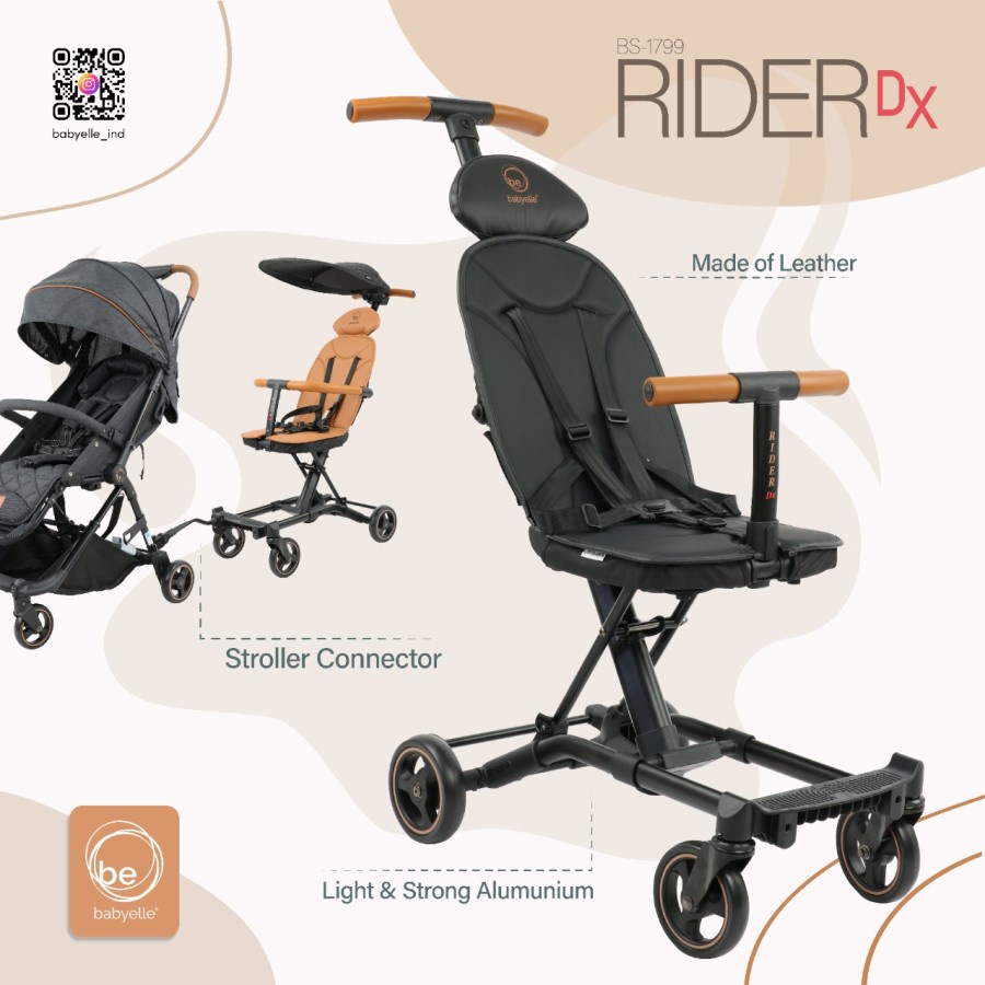 Jual Stroller Baby Elle BabyElle Rider DX Deluxe Edition BS-1799c ...