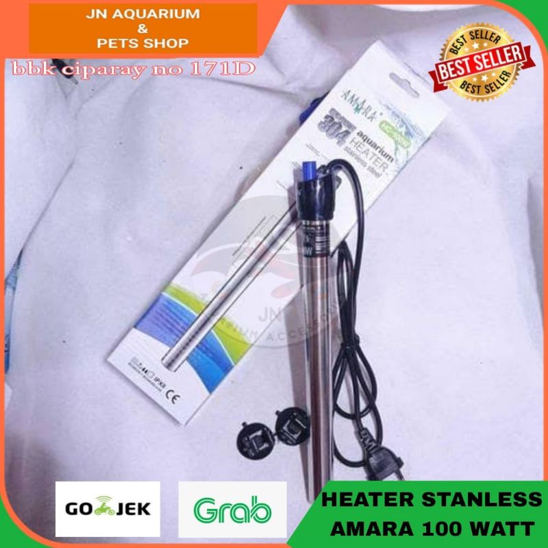 Jual HEATER STANLESS AMARA 100 WATT / PEMANAS AQUARIUM / PEMANAS AIR ...