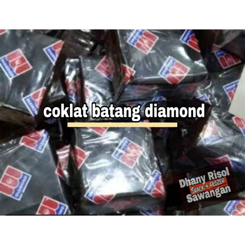 Jual coklat batangan / coklat diamond / coklat winstar | Shopee Indonesia