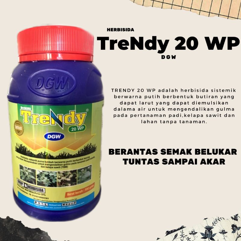 Jual Trendy 20Wp Herbisida Pengendali Gulma Pembasmi Rumput Semak ...