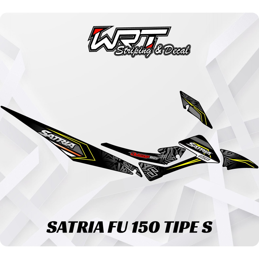 Jual Striping Satria FU Tipe S-Stiker Decal Satria FU 150 Tipe S Racing ...