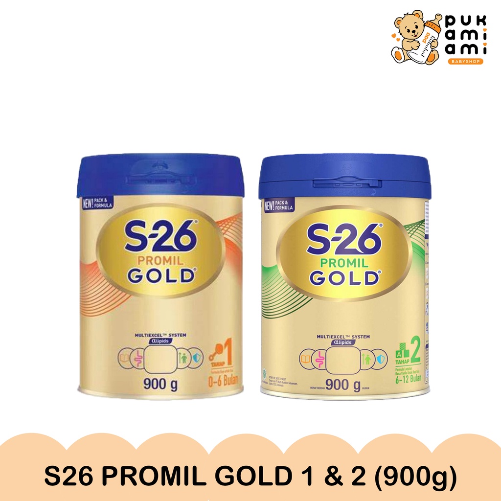 Jual S26 PROMIL GOLD TAHAP 1 & 2 900GR | Shopee Indonesia