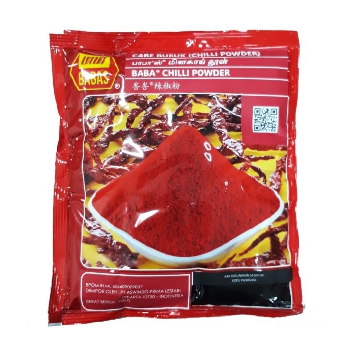 Jual !!!!!!] Bubuk Cabai Babas Cabe / Chilli Powder Malay Chili ...