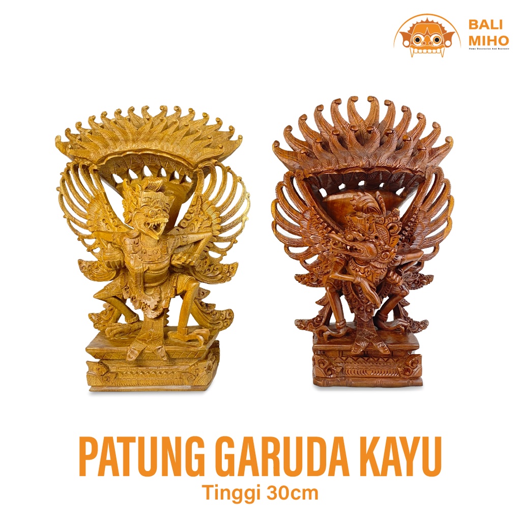 Jual Patung Garuda Kayu 30 cm - Patung Burung Garuda - Patung Garuda ...