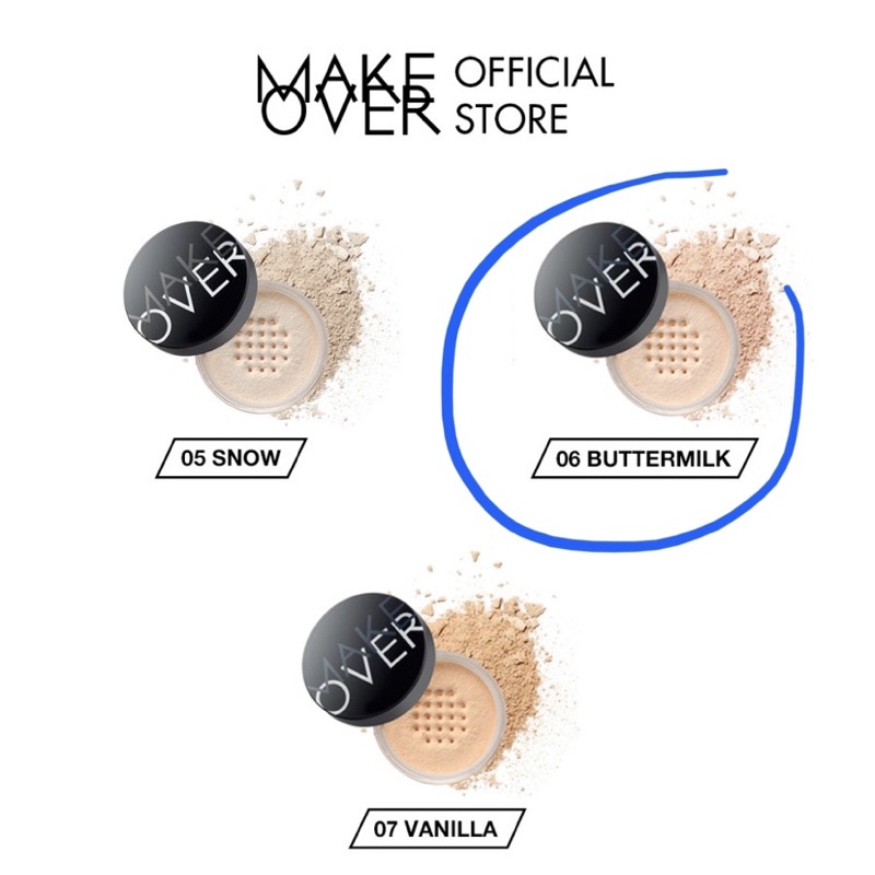 Jual PRELOVED Make Over Silky Smooth Translucent Powder shade 06 BUTTERMILK 35g - bedak tabur ...