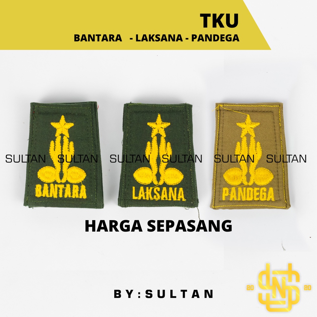 Jual HARGA SEPASANG PANGKAT PASKIBRA BANTARA LAKSANA PANDEGA Dasar Kain ...