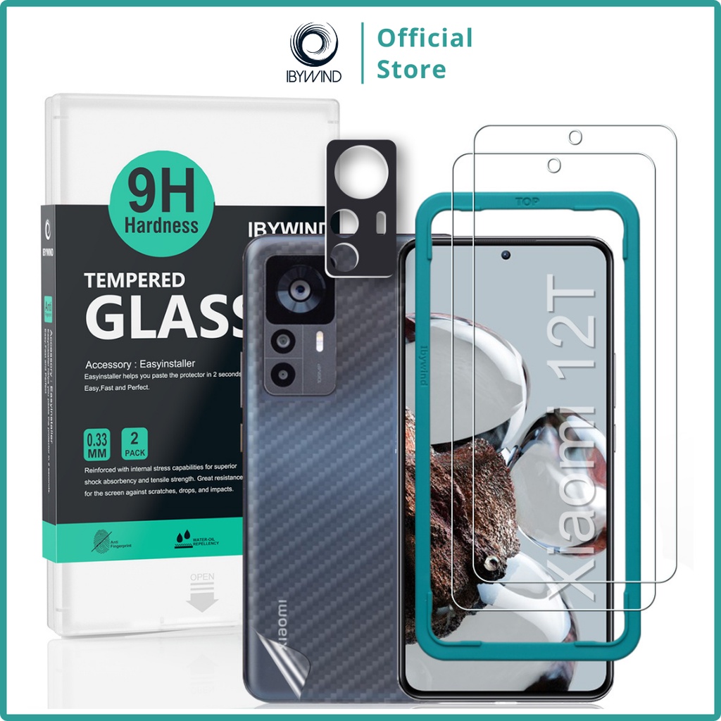 Jual Tempered Glass Ibywind untuk Xiaomi 12T 5G dengan Easy Installer ...