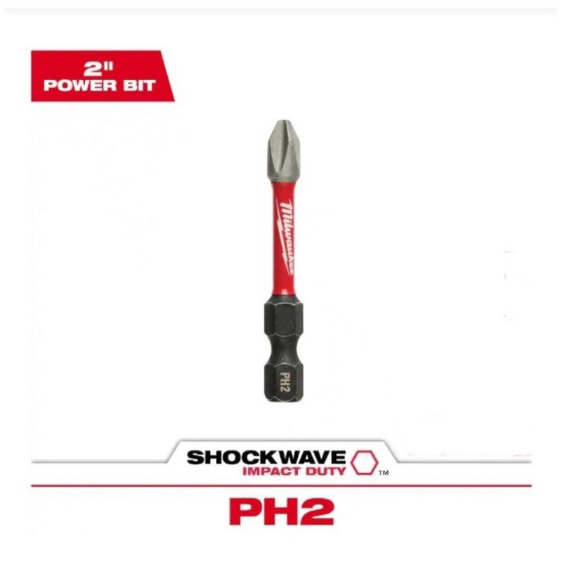 Jual Mata Obeng MILWAUKEE Impact SHOCKWAVE IMPACT BIT PLUS 2 inch (5cm ...