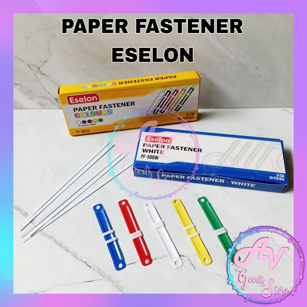 Jual Paper Fastener Eselon / ACCO Plastik Paper Fasterner / Pengikat ...