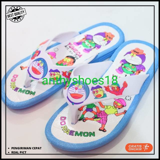 Jual Murah Sandal Jepit Karet Anak Jadul Doraemon Yumeida 796 jadul ...