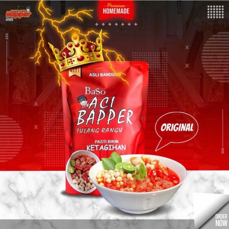 Jual BAKSO ACI TULANG RANGU BAPPER ORIGINAL DAN MERCON | Shopee Indonesia