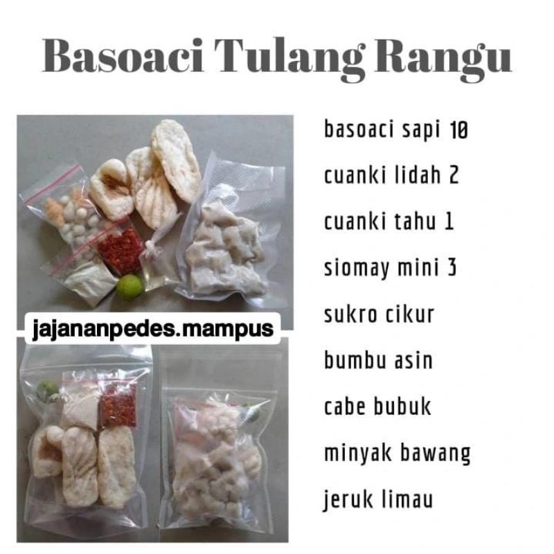 Jual BASO ACI TULANG RANGU | Shopee Indonesia