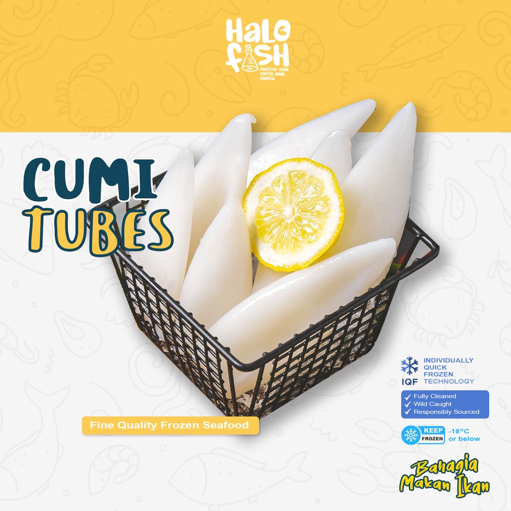 Jual Cumi Tube/Kupas Frozen IQF 1kg | Shopee Indonesia
